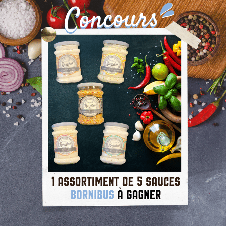 [TERMINÉ] CONCOURS : UN ASSORTIMENT DE 5 SAUCES BORNIBUS À GAGNER ...